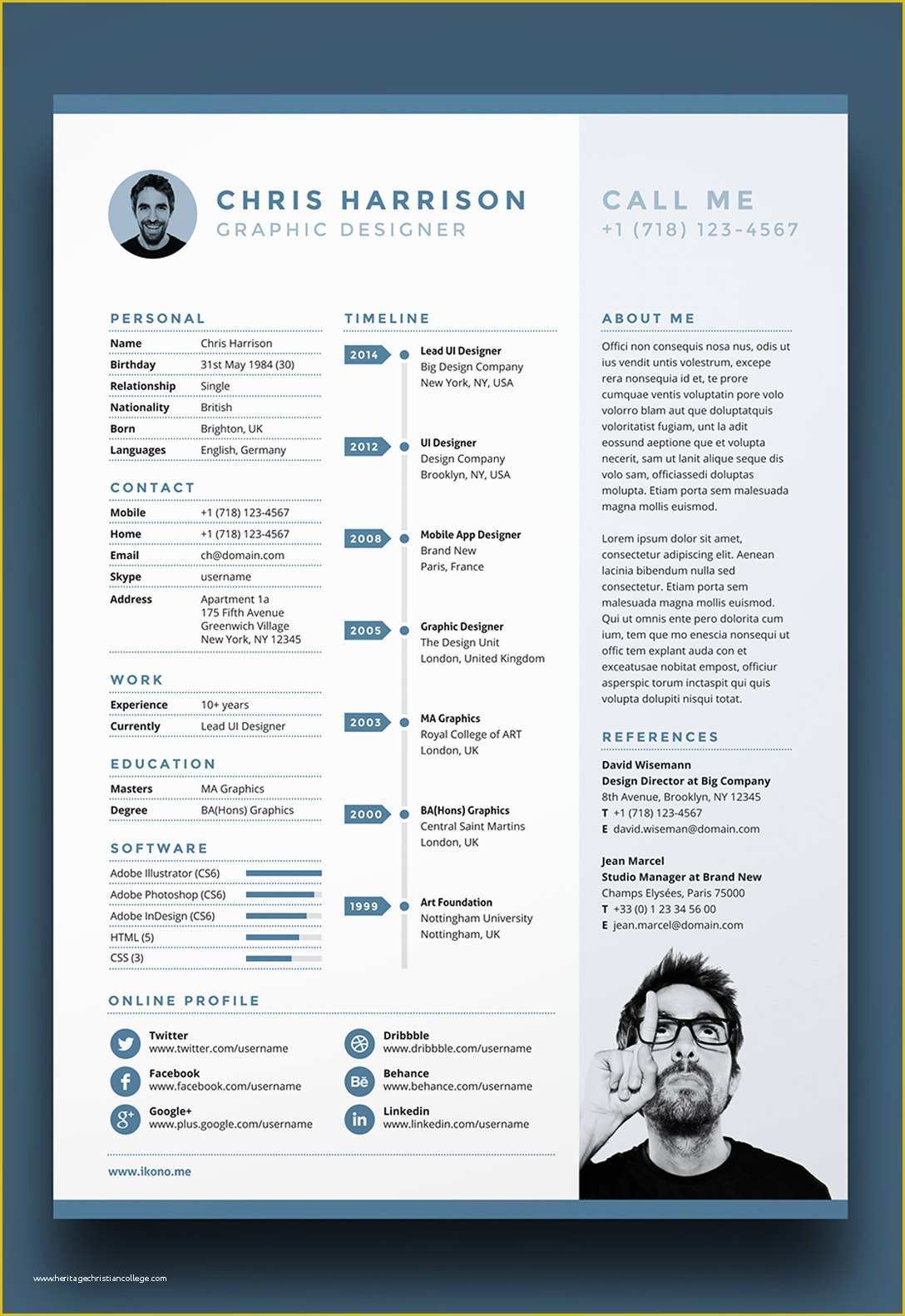 Artist Cv Templates Free Of 7 Free Editable Minimalist Resume Cv In 