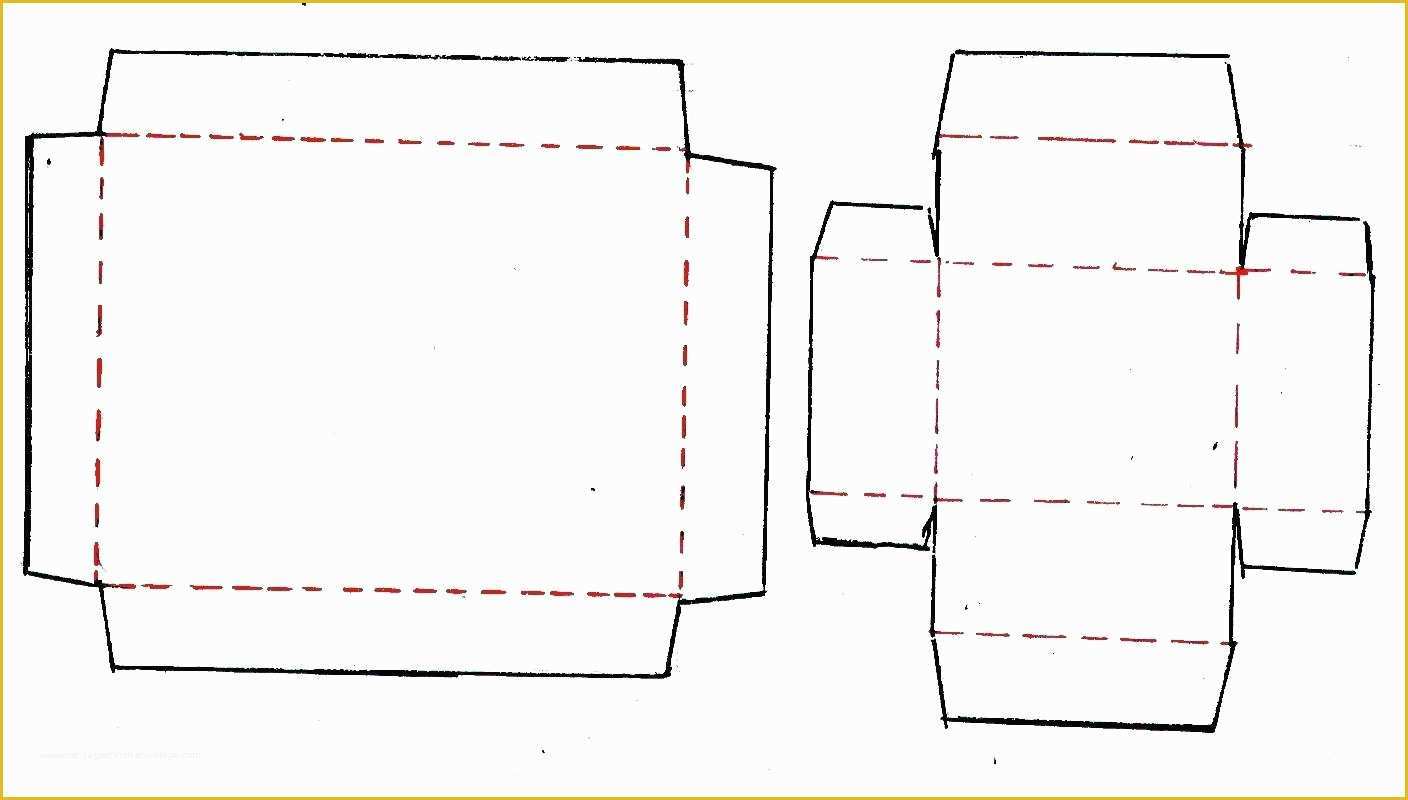 Mini Shoe Box Template Free