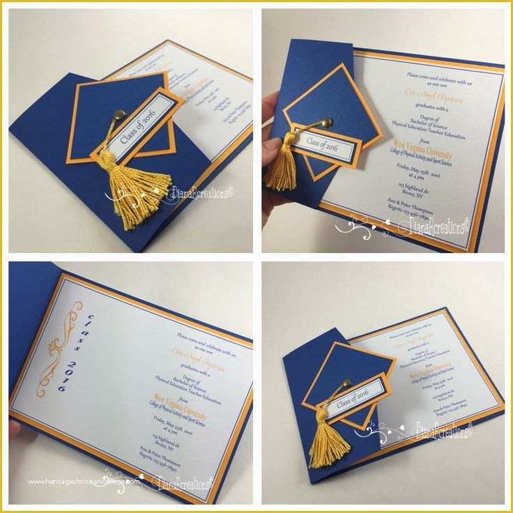 Diy Graduation Announcements Templates Free Of Homemade High School 
