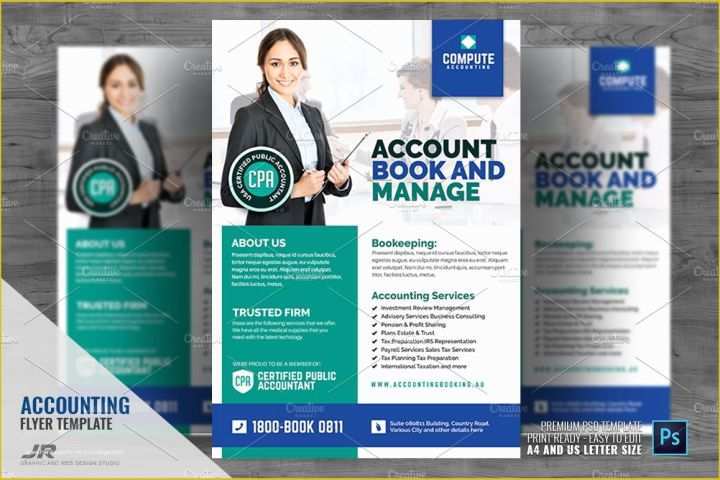 Free Accounting Flyers Templates Of Accounting and Bookkeeping Services ...