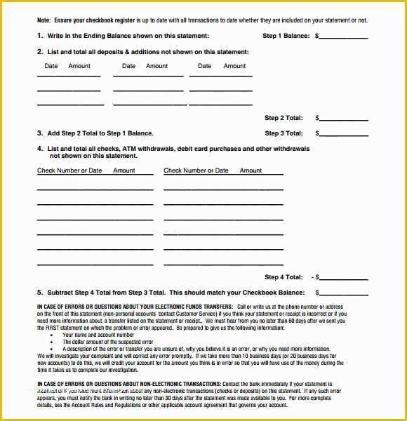 Free Bank Statement Template Of 9 Free Bank Statement Templates Word 