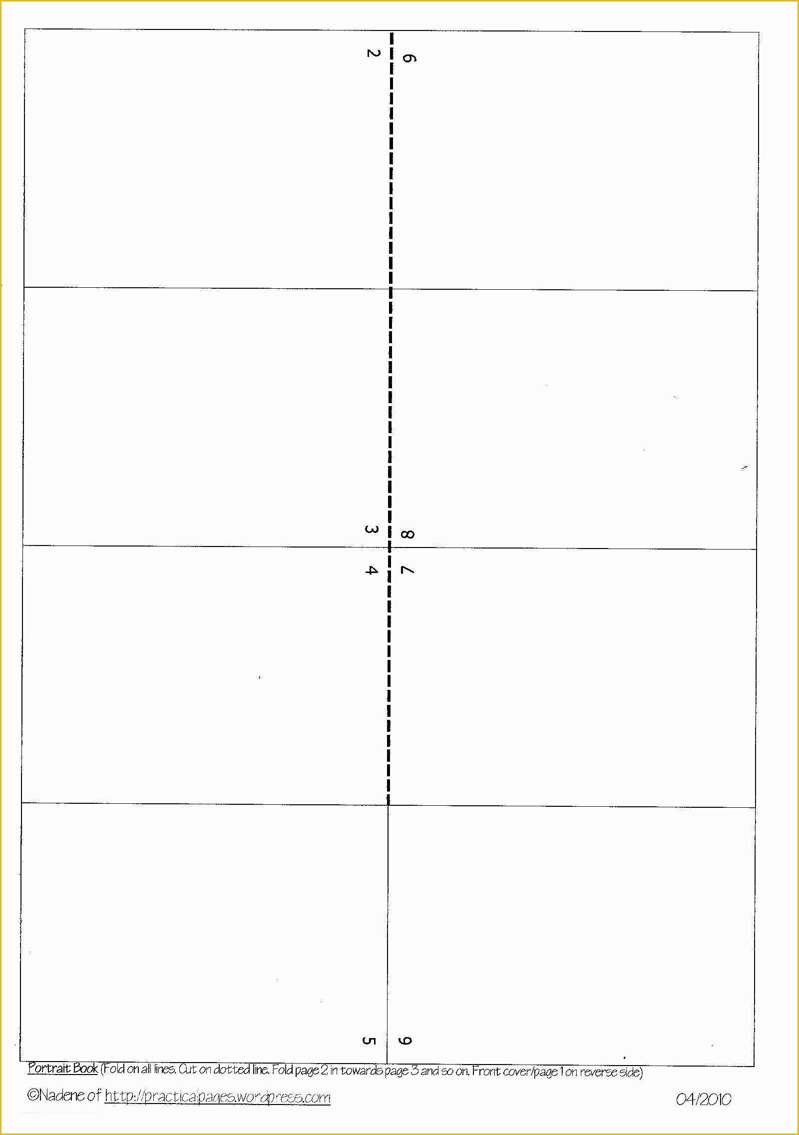Free Booklet Template Word Of Best S Of Mini Book Template Mini Book