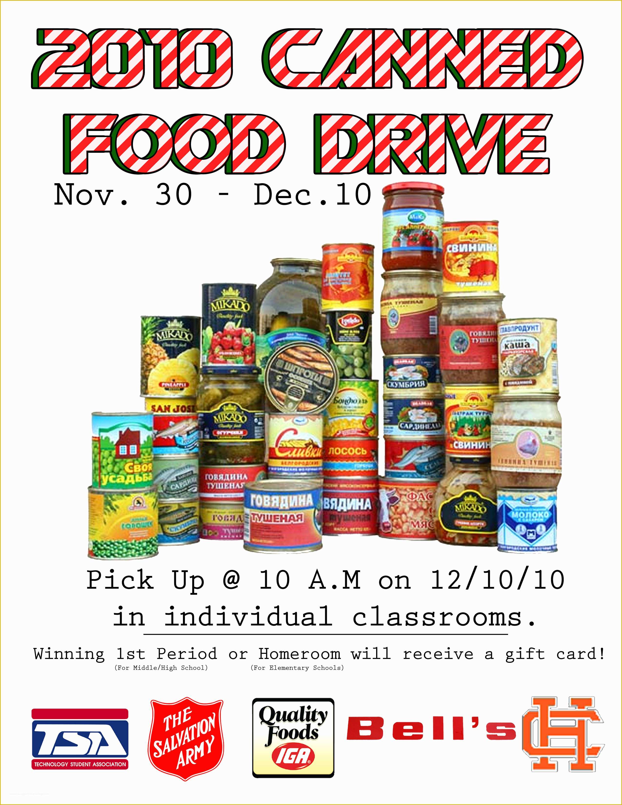 Free Can Food Drive Flyer Template Of Can Food Drive Flyer Template 