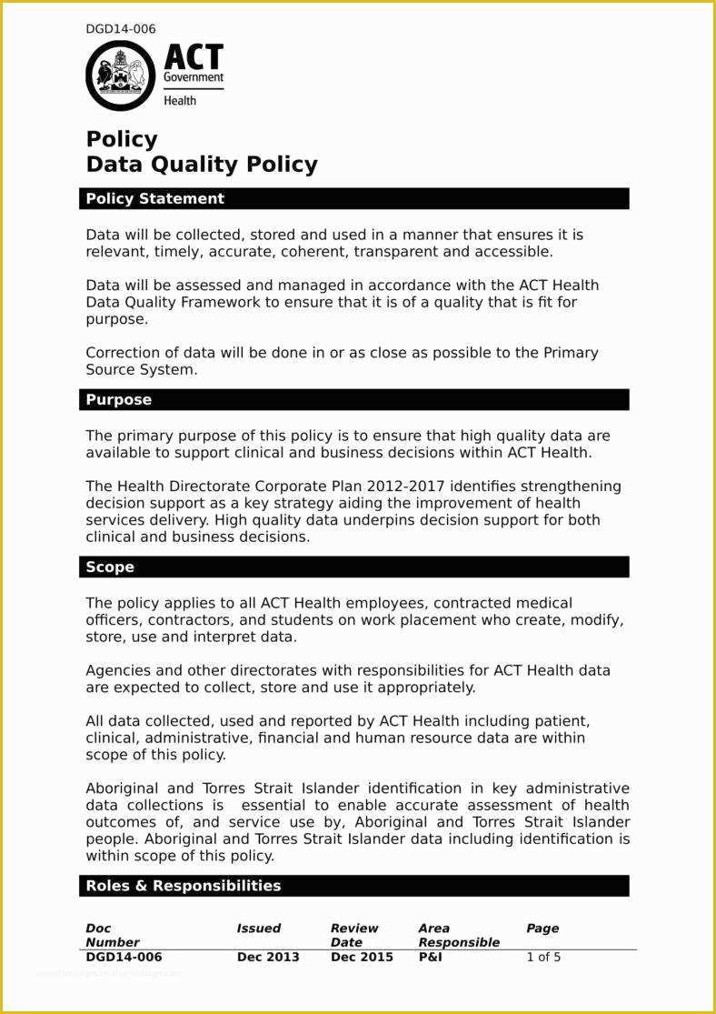 Free Company Policy Template Of 10 It Security Policy Templates 