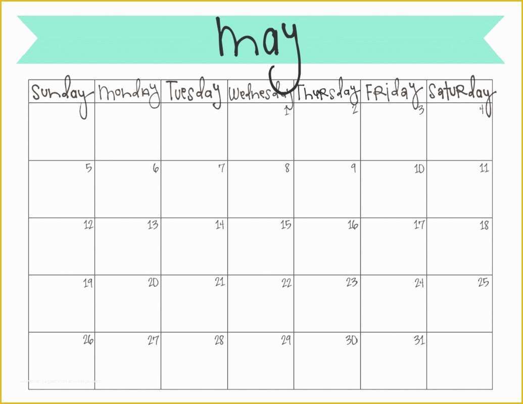 Free Downloadable Calendar Template Of Free Printable Calendar 