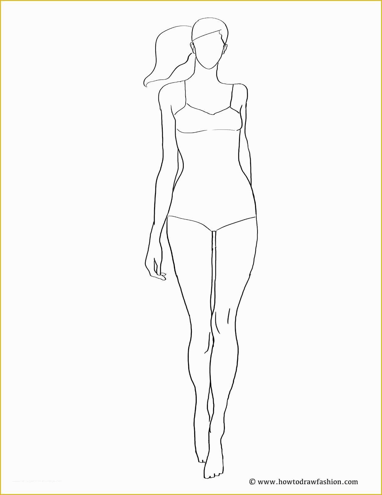 Free Fashion Templates Of Blank Fashion Design Templates 