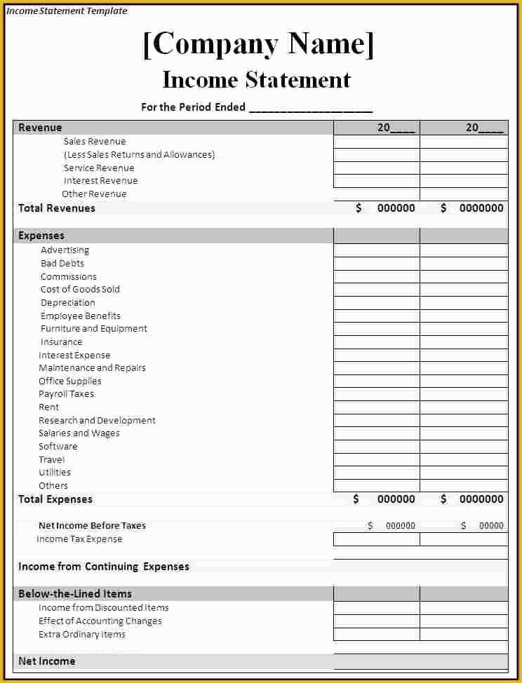 Free Financial Statement Template Of Scope Statement Example Free Financial Statement Template Of Scope Statement Example