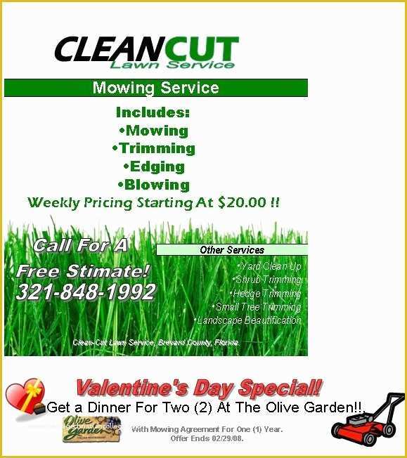 Free Lawn Care Flyer Templates Word Of Lawn Care Flyer Template Free 