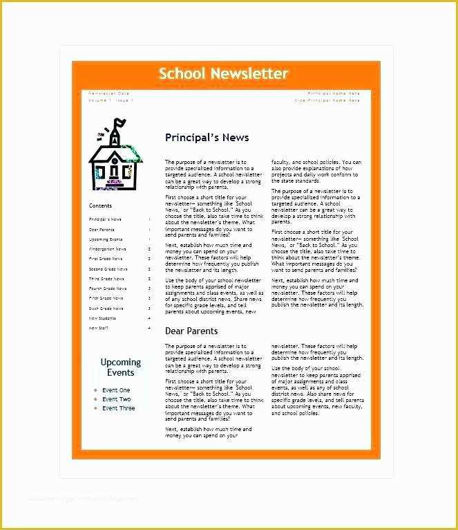 Free Newsletter Templates Google Docs Of Google Docs Newsletter 