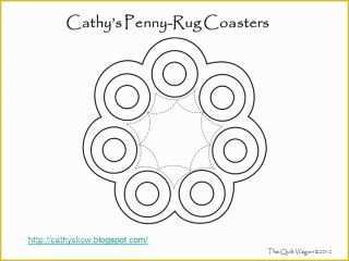 Free Penny Rug Templates Of Penny Rug Patterns | Heritagechristiancollege