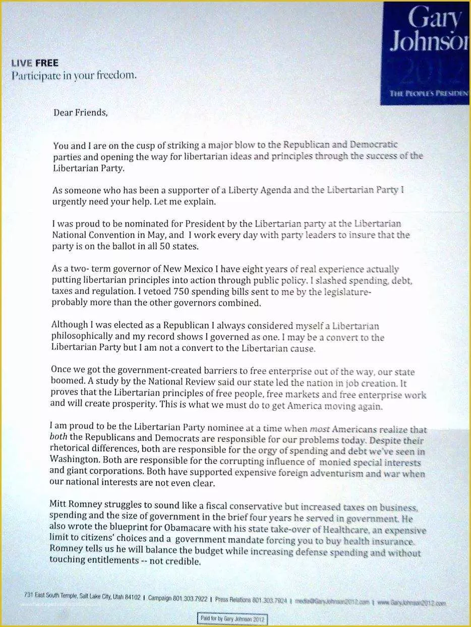 Free Political Campaign Letter Templates Of Free Political Campaign ... Free Political Campaign Letter Templates Of Free Political Campaign ...
