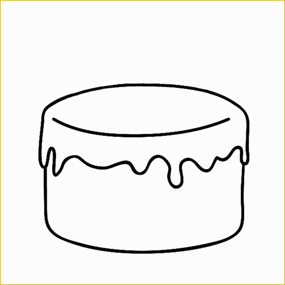 Free Printable Cake Templates Of Birthday Cake Template For Classroom 