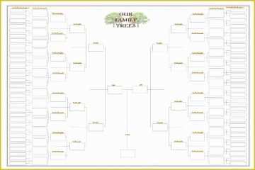 Free Rabbit Pedigree Template Of A Free Printable Family Tree Chart for ...