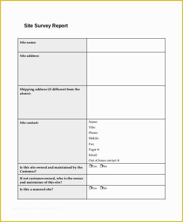 Free Survey Results Report Template Of 32 Survey Template Free Sample