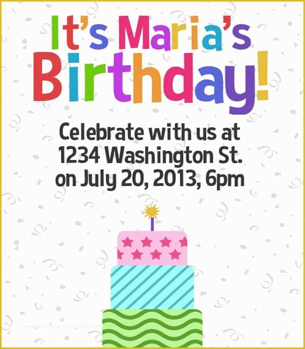 Happy Birthday Poster Template Free Of Birthday Flyer 8 Premium And 