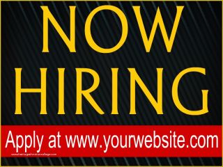 Now Hiring Sign Template Free Of now Hiring Templates ...