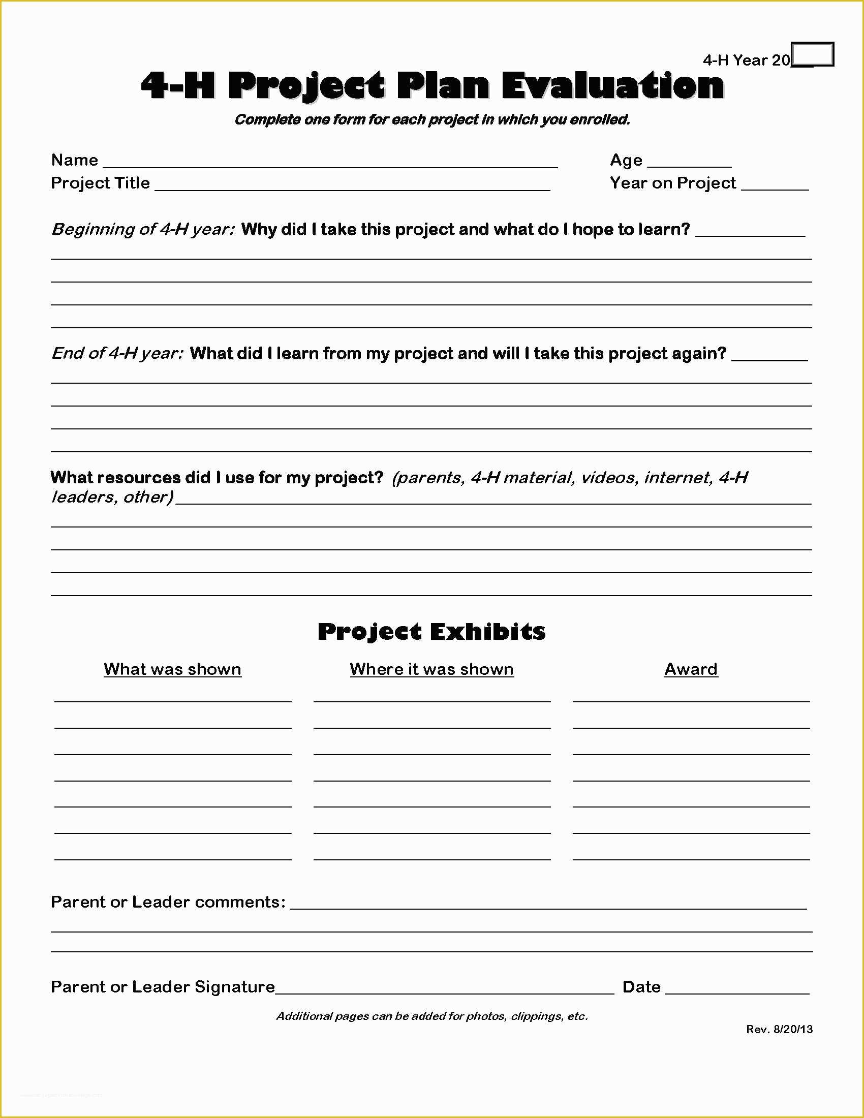 Project Forms Free Templates Of Application Format Page 2 Heritagechristiancollege