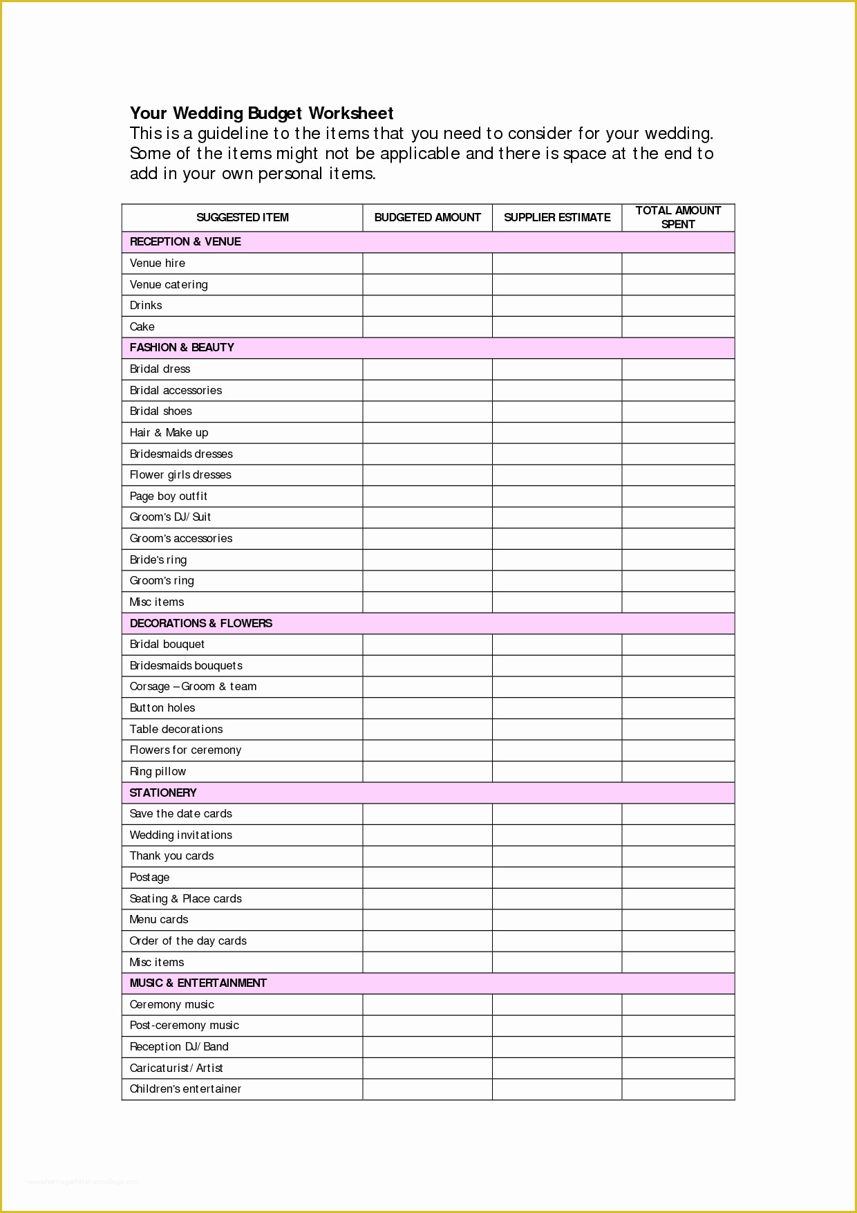Wedding Planner Template Free Of Wedding Bud Templates Document Info Wedding Planner Template Free Of Wedding Bud Templates Document Info