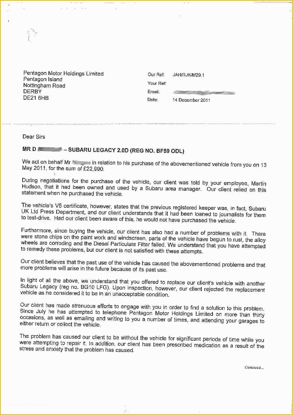 609 Letter Template Free Of 609 Letter Template Pdf Examples 