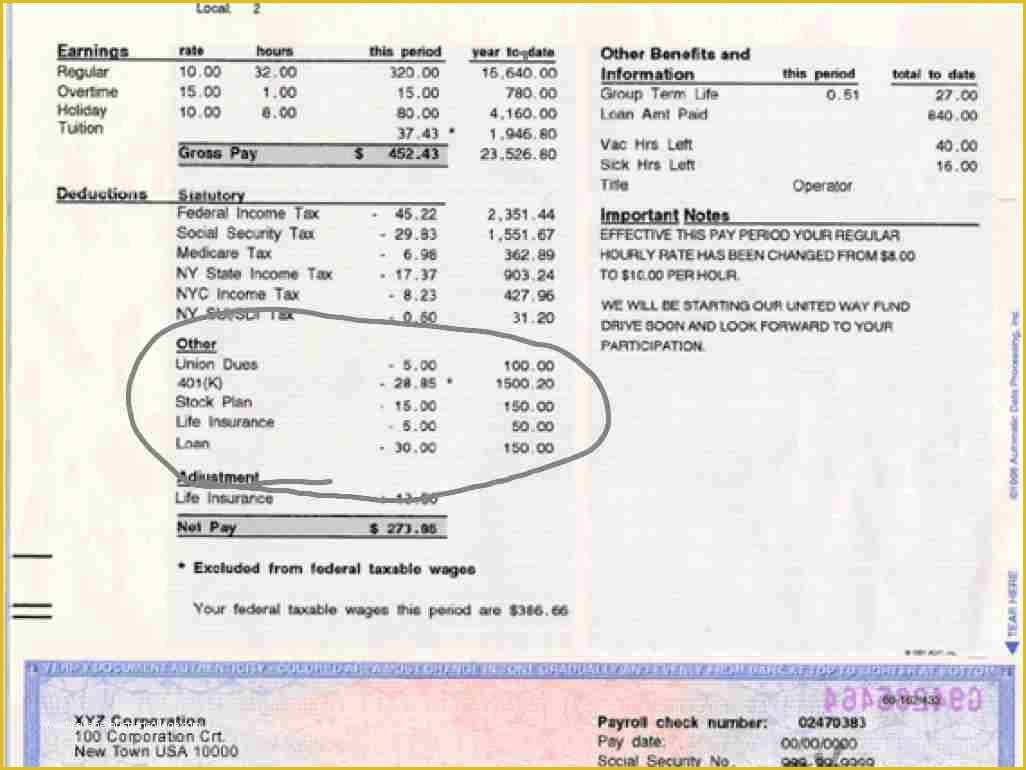 Adp Paycheck Stub Template Free Of Adp Pay Stub Not Showing Up Paycheck 