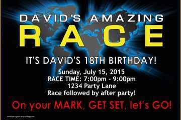 45 Amazing Race Editable Templates Free | Heritagechristiancollege