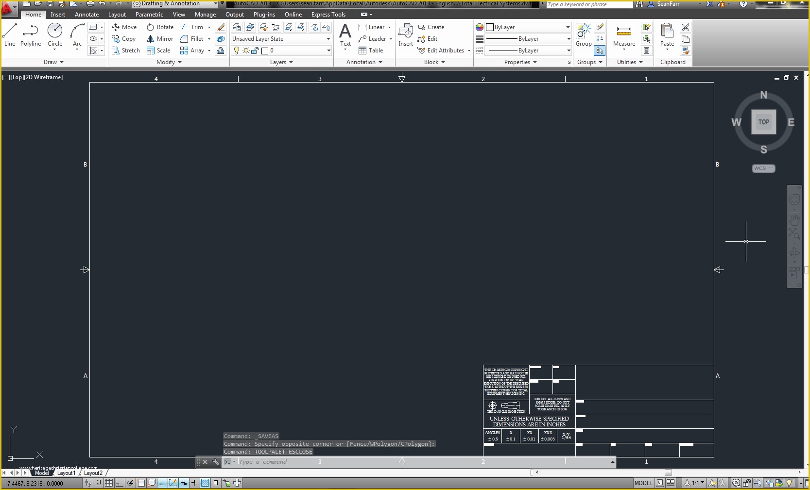 Create Title Block AutoCAD