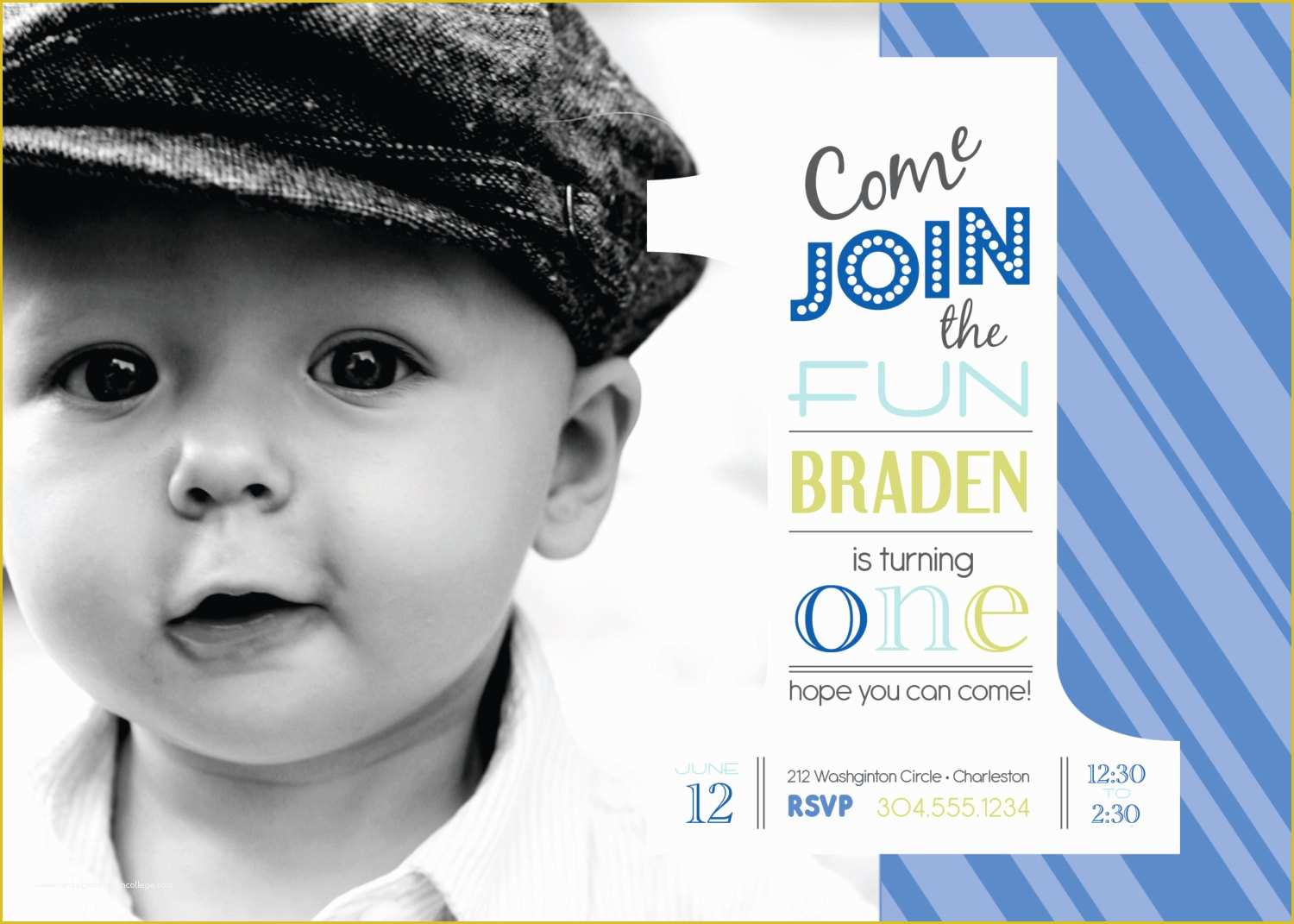 Baby Boy 1st Birthday Invitation Templates Free Of Baby Mickey 1st 