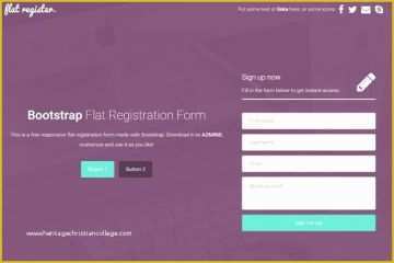 Bootstrap Survey form Template Free Download Of Bootstrap Flat ...