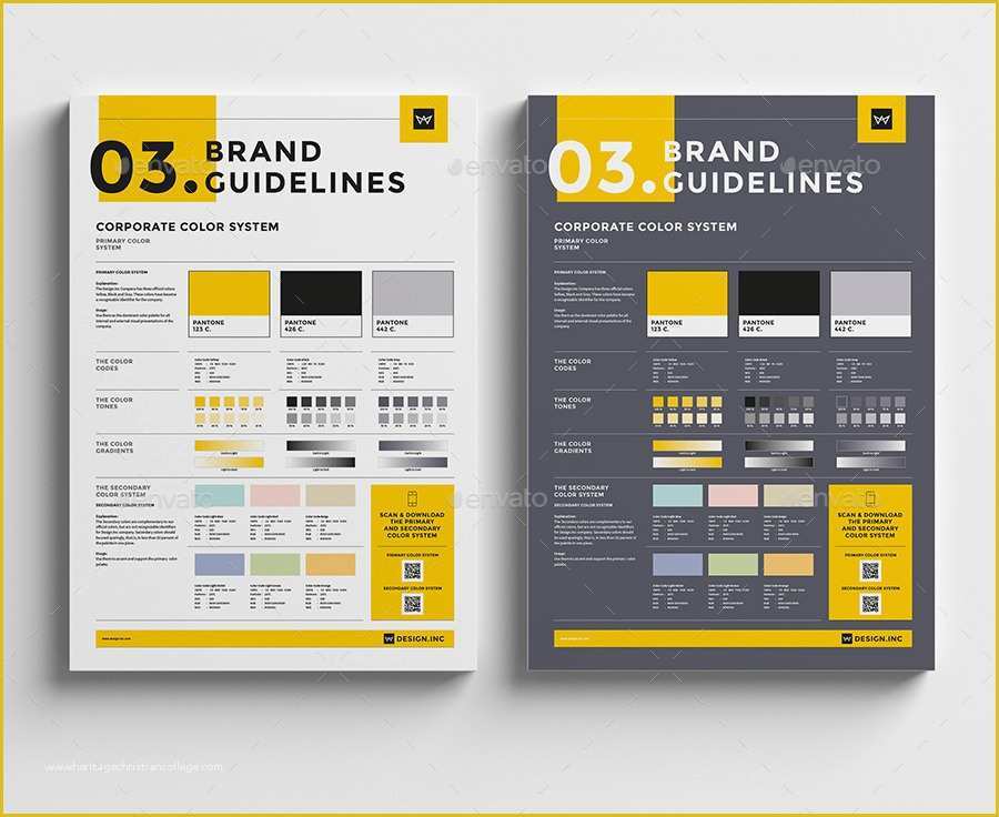 Brand Guidelines Template Indesign Free Of Brand Manual Template 3 
