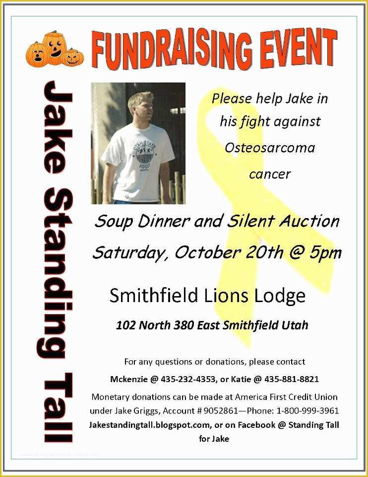 Cancer Fundraiser Flyer Template Professional Sample Template Collection