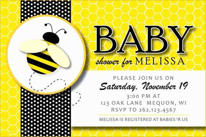 Bumble Bee Invitation Template Free Of Spelling Bee Invitations ...