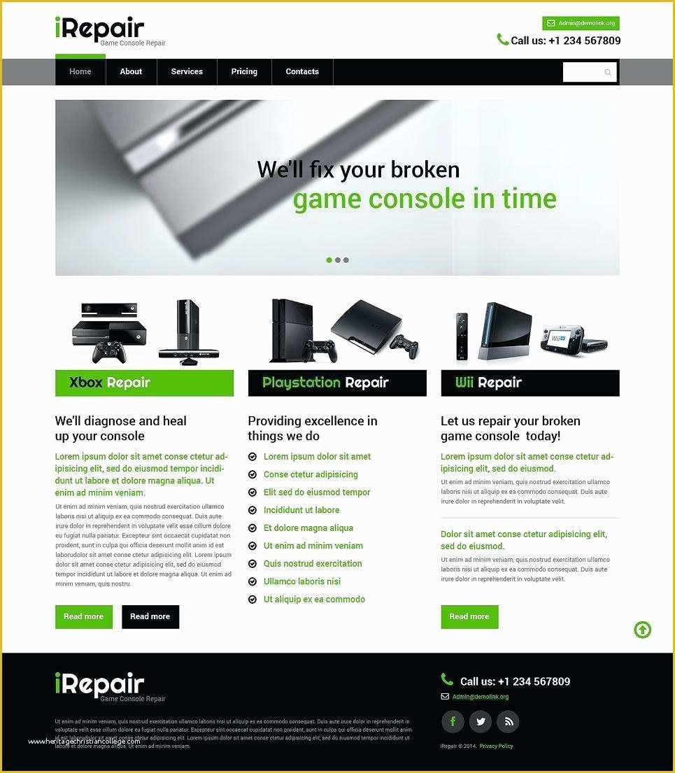 Responsive Website Templates Free Download For School Best Design Idea