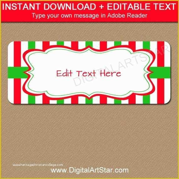 Christmas Address Labels Free Templates Of Christmas Address Labels 