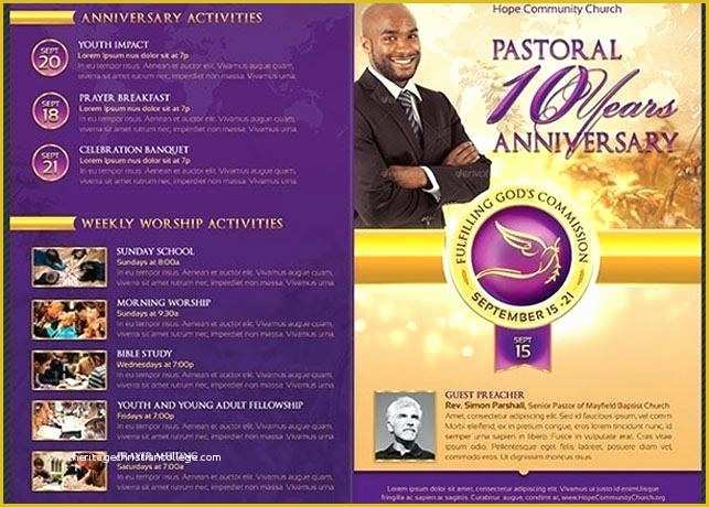 Church Anniversary Program Templates Free Of Church Anniversary Program 