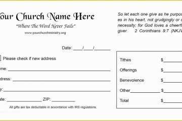 41 Church Offering Envelopes Templates Free | Heritagechristiancollege