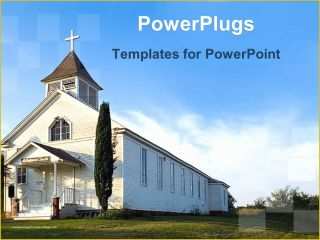 Church Ppt Templates Free Of Powerpoint Template Old White Country ...