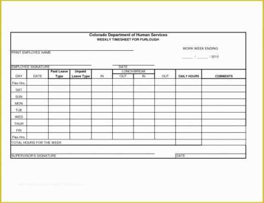 Construction Timesheet Template Free Of Construction Time Sheets ...