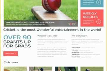 51 Cricket Website Templates Free Download | Heritagechristiancollege