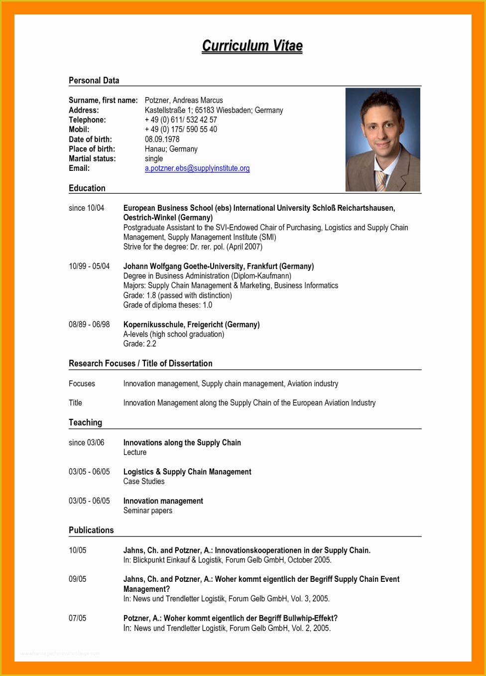 Cv Template Pdf Free Of 10 Cv Format Template Pdf 