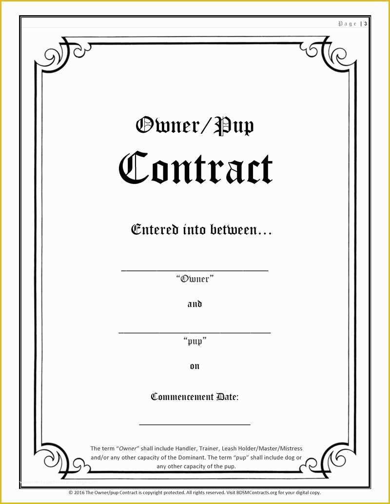 Agreement Dom Sub Contract Template Free