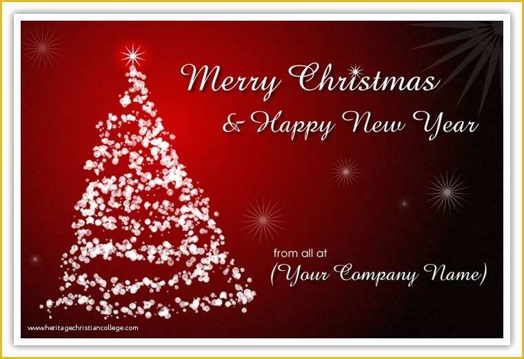E Christmas Card Templates Free Of Email Christmas Card 