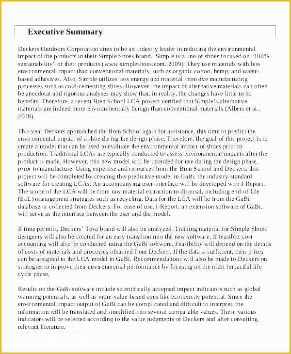 Executive Summary Business Plan Template Free Of Executive Summary Executive Summary Business Plan Template Free Of Executive Summary
