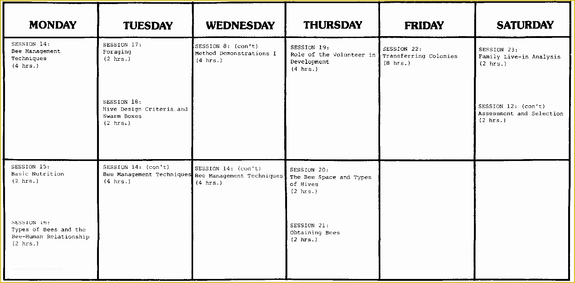 51 Free 3 Week Look Ahead Schedule Template Heritagechristiancollege