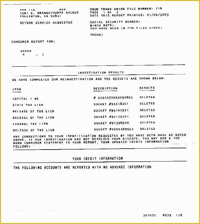 Free 609 Credit Dispute Letter Templates Of Free Section 609 Credit 