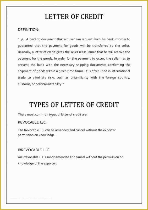 609 Letter Template Free