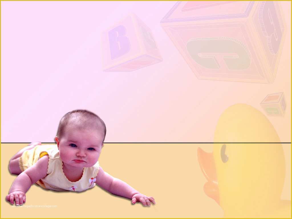 Free Baby Powerpoint Templates Backgrounds Of Baby Girls Ppt Template 