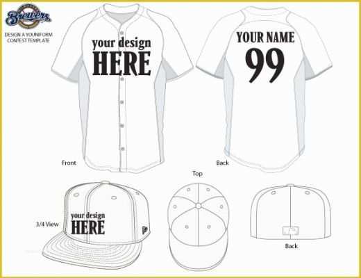 Free Baseball Jersey Template Of Blank Baseball Jersey Template ...