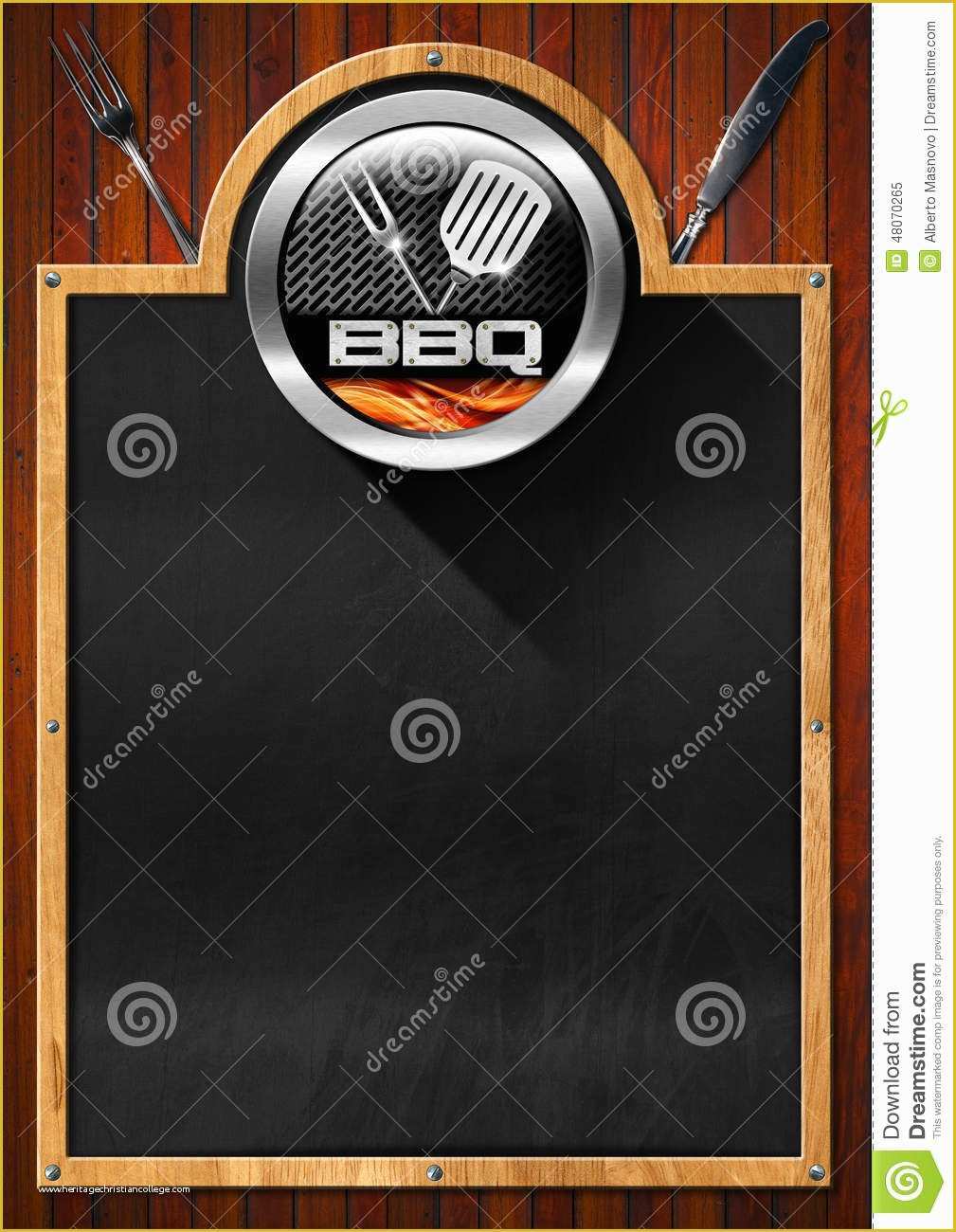 BBQ Menu Templates Free Printable