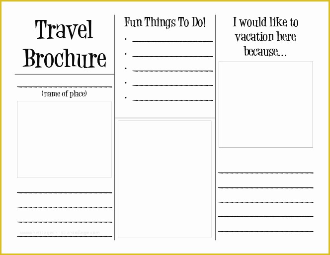 Free Brochure Templates For Students Of 10 Best Of Students Creating A 