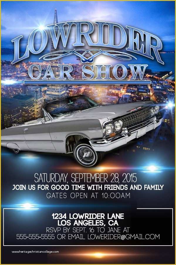 Free Car Show Flyer Template Of 21 Car Show Flyer Templates Psd In 